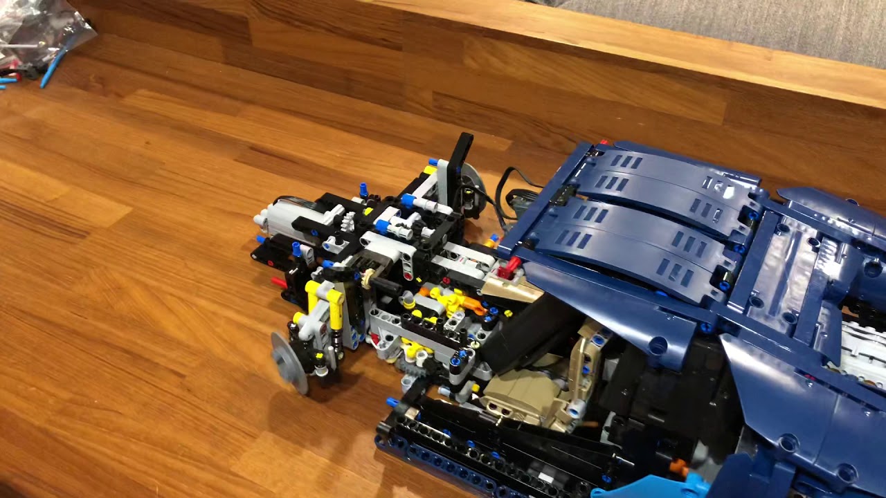 LEGO Technic 42083 Bugatti Chiron remote-Part2 - YouTube