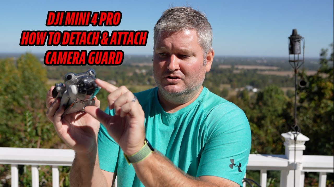 How to Detach DJI Mini 4 Pro Camera Guard PLUS Reattach - YouTube