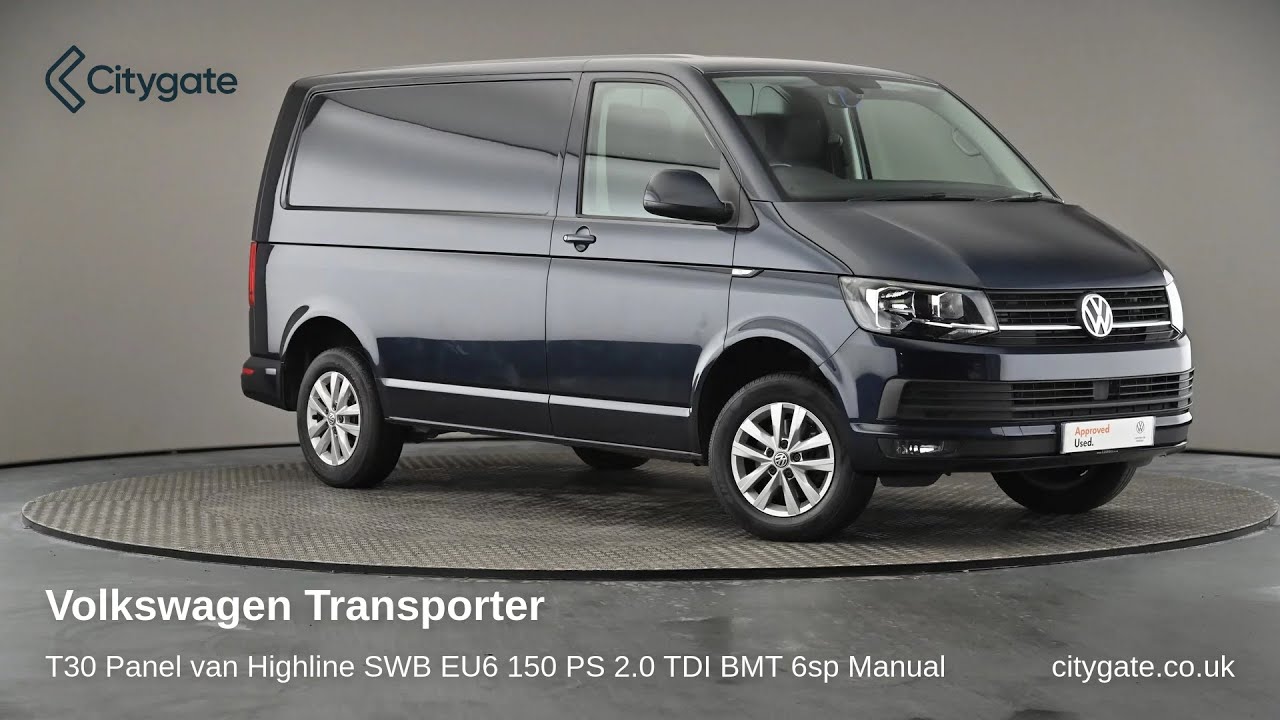 Volkswagen Transporter - T30 Panel van Highline SWB EU6 150 PS 2.0 TDI ...