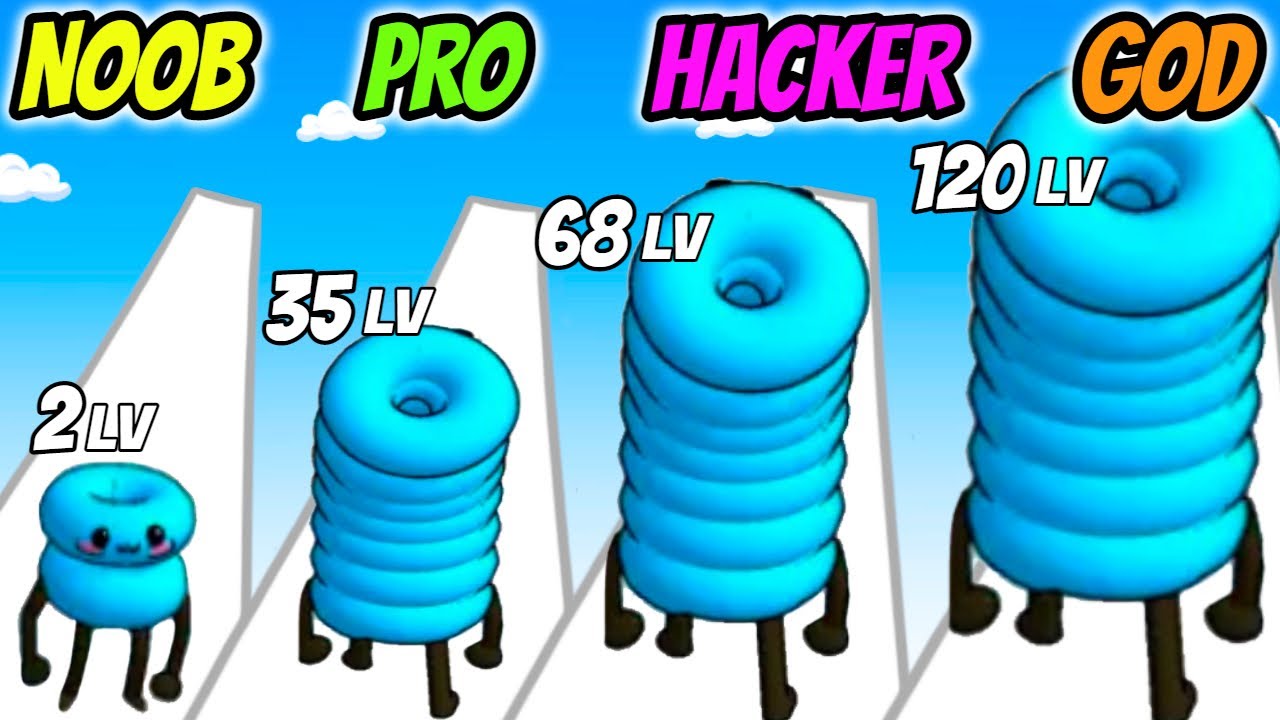 Stack Me Up! - NOOB vs PRO vs HACKER vs GOD - YouTube