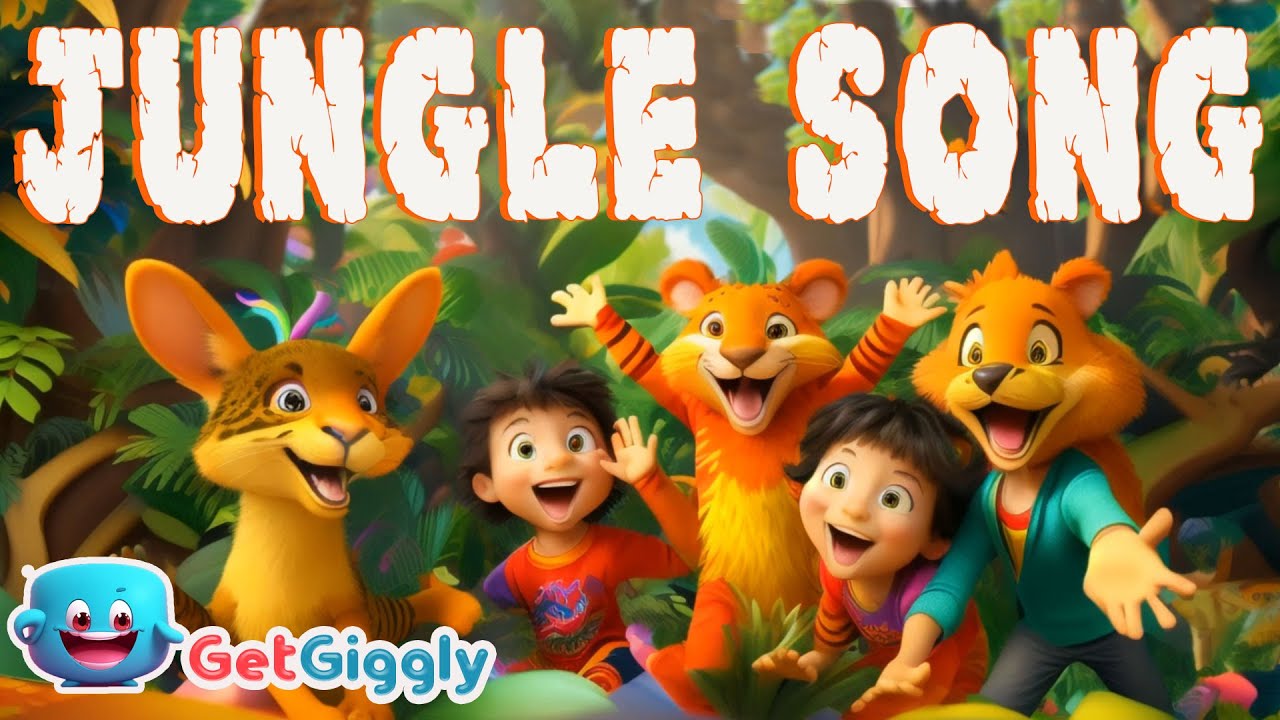 Jungle Song for Kids| Jungle Fun| GetGiggly Nursery Rhymes and Kids ...