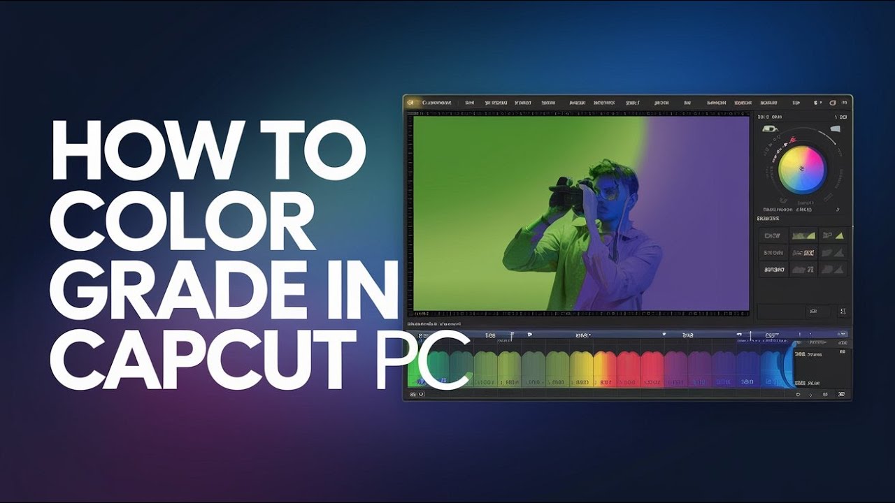 CapCut Video Editing Tutorial | Color Grade in CapCut PC - YouTube