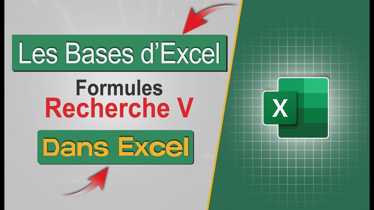 Excel - Formule RechercheV. Formule de traitement des données. - YouTube