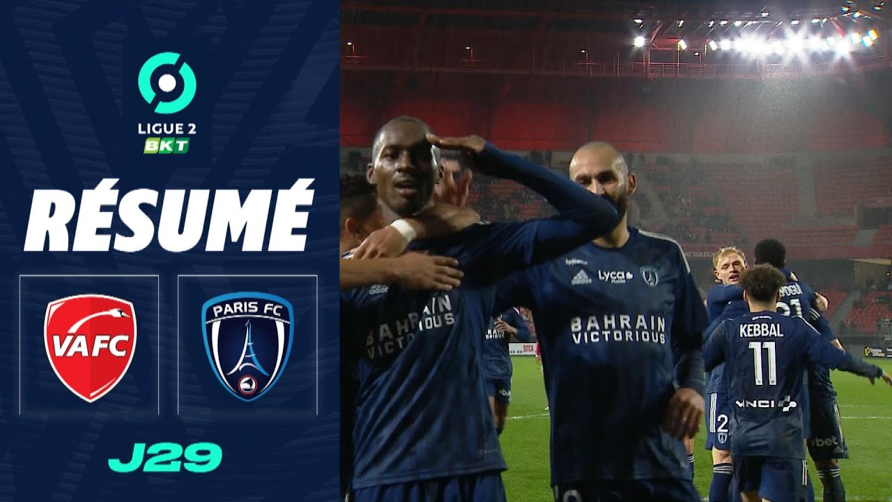 VALENCIENNES FC - PARIS FC (4 - 5) - Résumé - (VAFC - PFC) / 2022-2023 ...