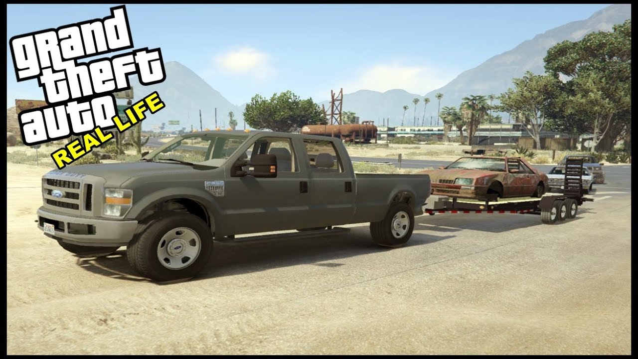 GTA REAL LIFE RP - SCRAPPING JUNKED CARS - EP.4 - YouTube