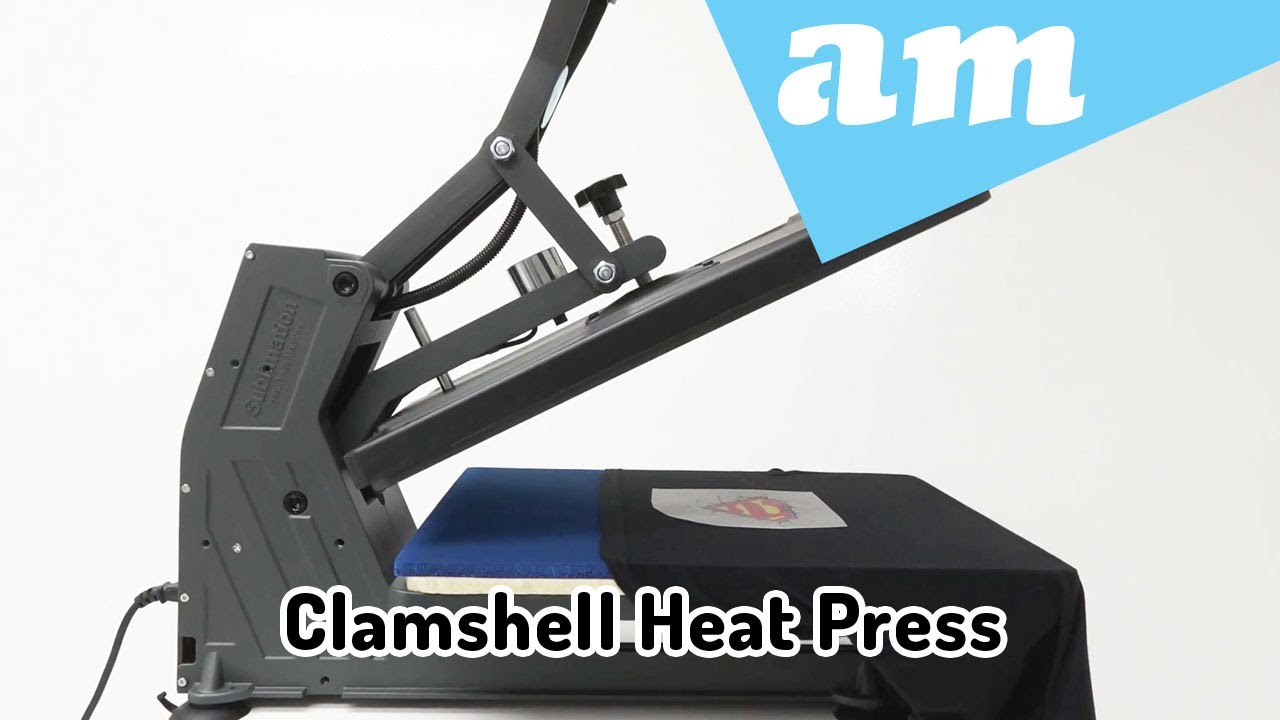 Clamshell T-Shirt Heat Press 400×500mm with Sliding Base Sales Talk and ...