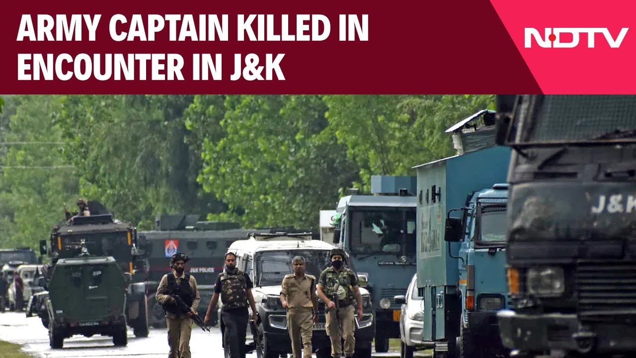 Doda Attack | Army Captain Killed In Encounter During Search For 4 ...
