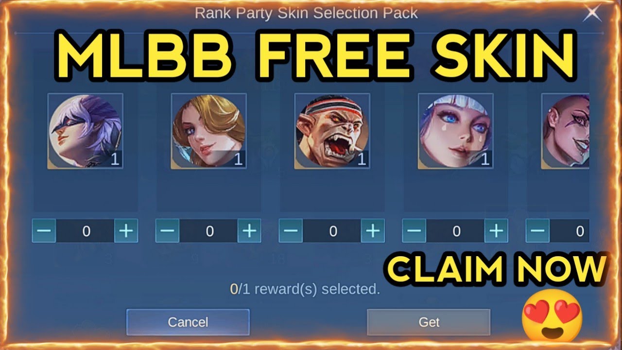 Login To Claim Mlbb Free Skin || Rank Party Event Mlbb || MLBB Free ...
