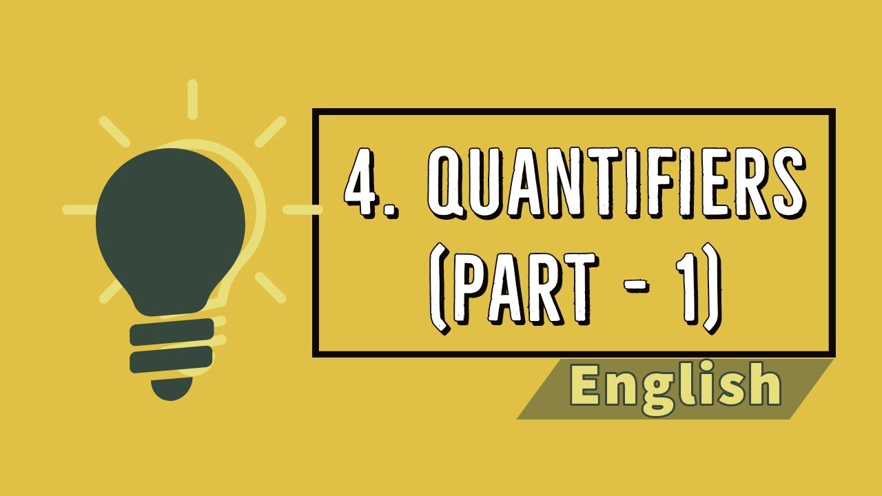 Quantifiers Part-1 -#Day4 - YouTube