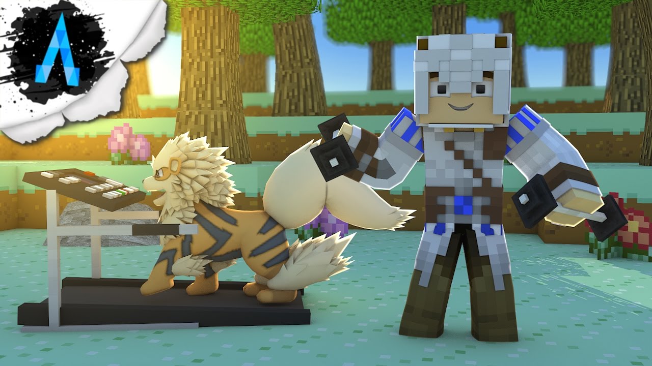 MINECRAFT A LENDA DOS CAMPEÕES 2 #29 - Vamos Treinar o Nosso Arcanine ...