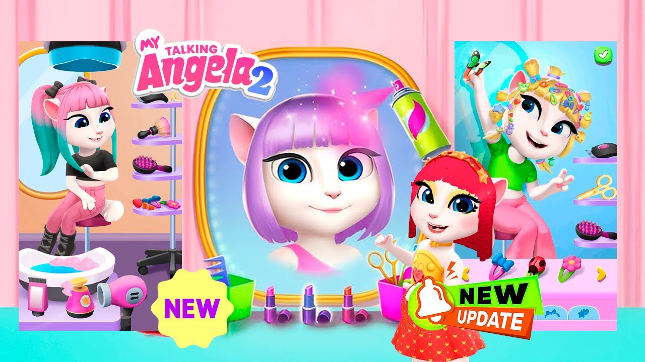 My talking angela 2 | Hair Salon & Fashion Editor Studio | New Update ...