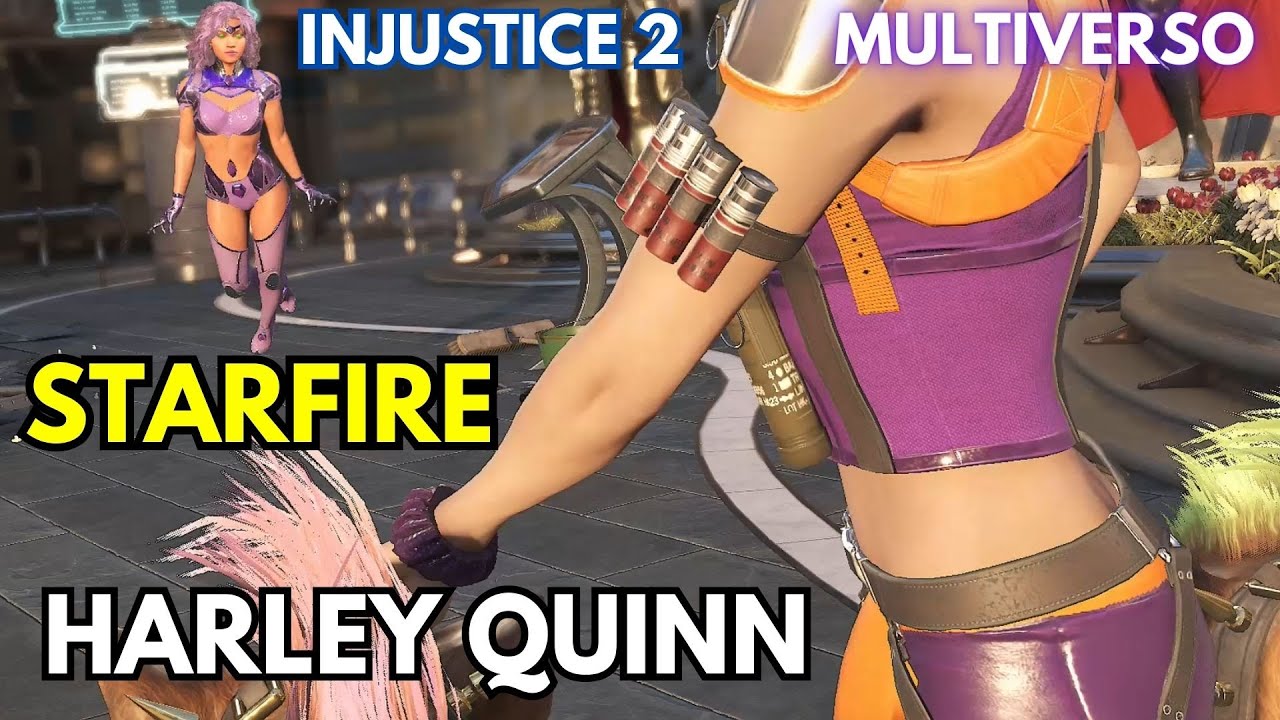 Starfire Vs Harley Quinn Multiverso Injustice™ 2 Eltallerdepedrincci Youtube