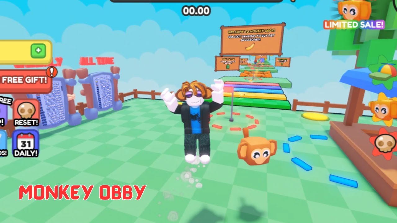 Roblox NEW MONKEY Obby!! - YouTube