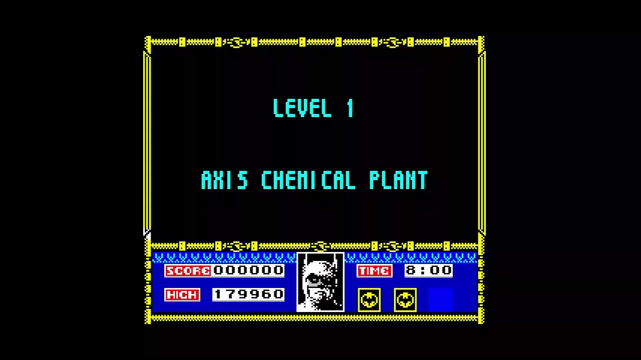 Batman: The Movie - 02 - Level 1, Axis Chemical Plant - Sinclair ZX ...