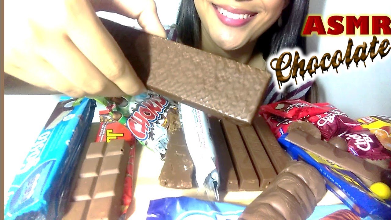 ASMR Comiendo CHOCOLATES Colombianos y extranjeros | Colombian and ...