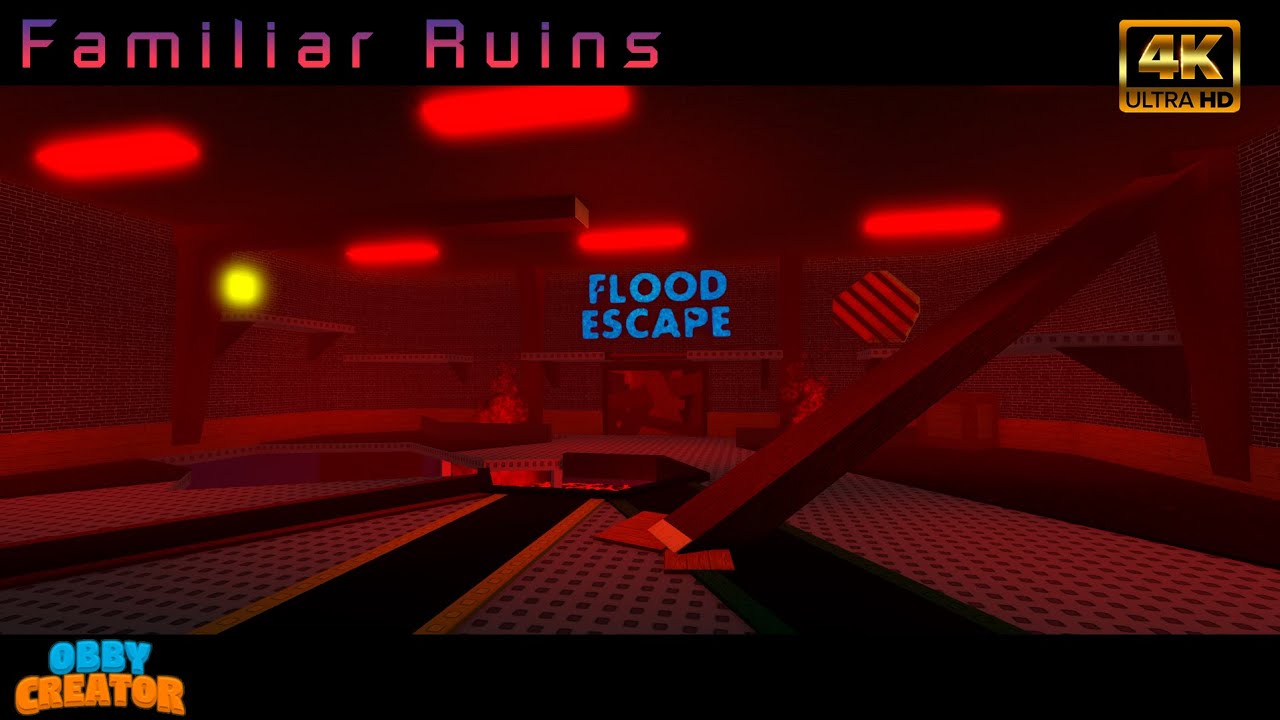 [Obby Creator] Familiar Ruins // Flood Escape 2 [4K] - YouTube