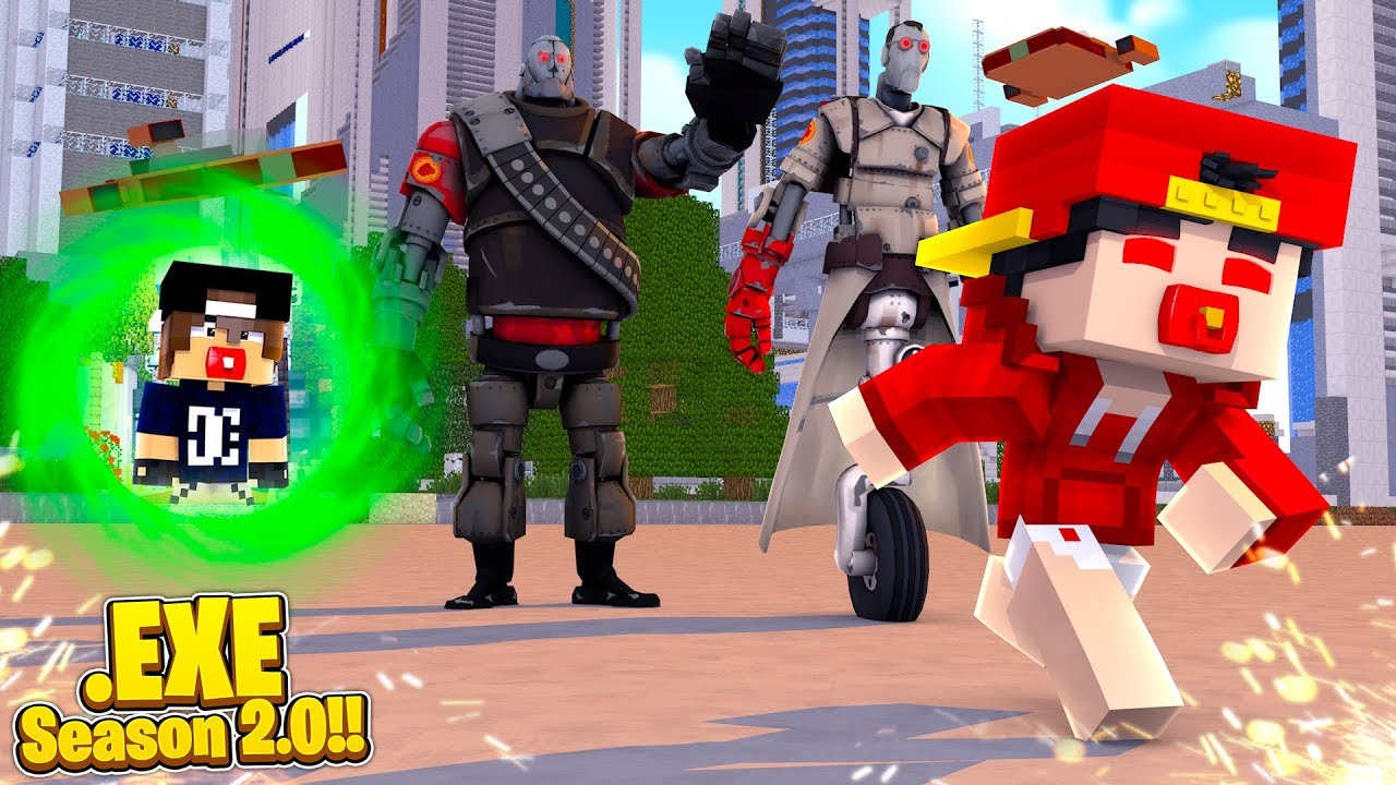 Minecraft .EXE2.0 - BABY ROPO.EXE MUST SAVE THE PRESENT BY CHANGING THE ...