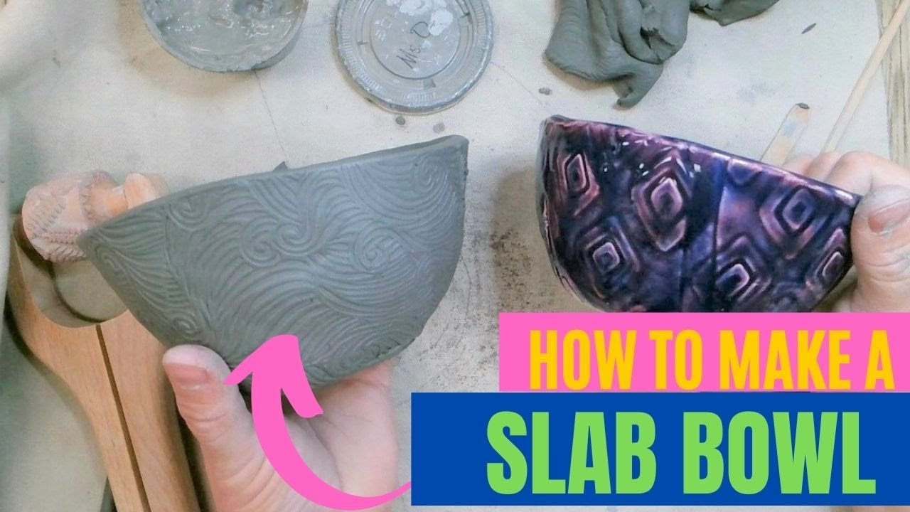 Conical Slab Bowl | Beginning Ceramics - YouTube