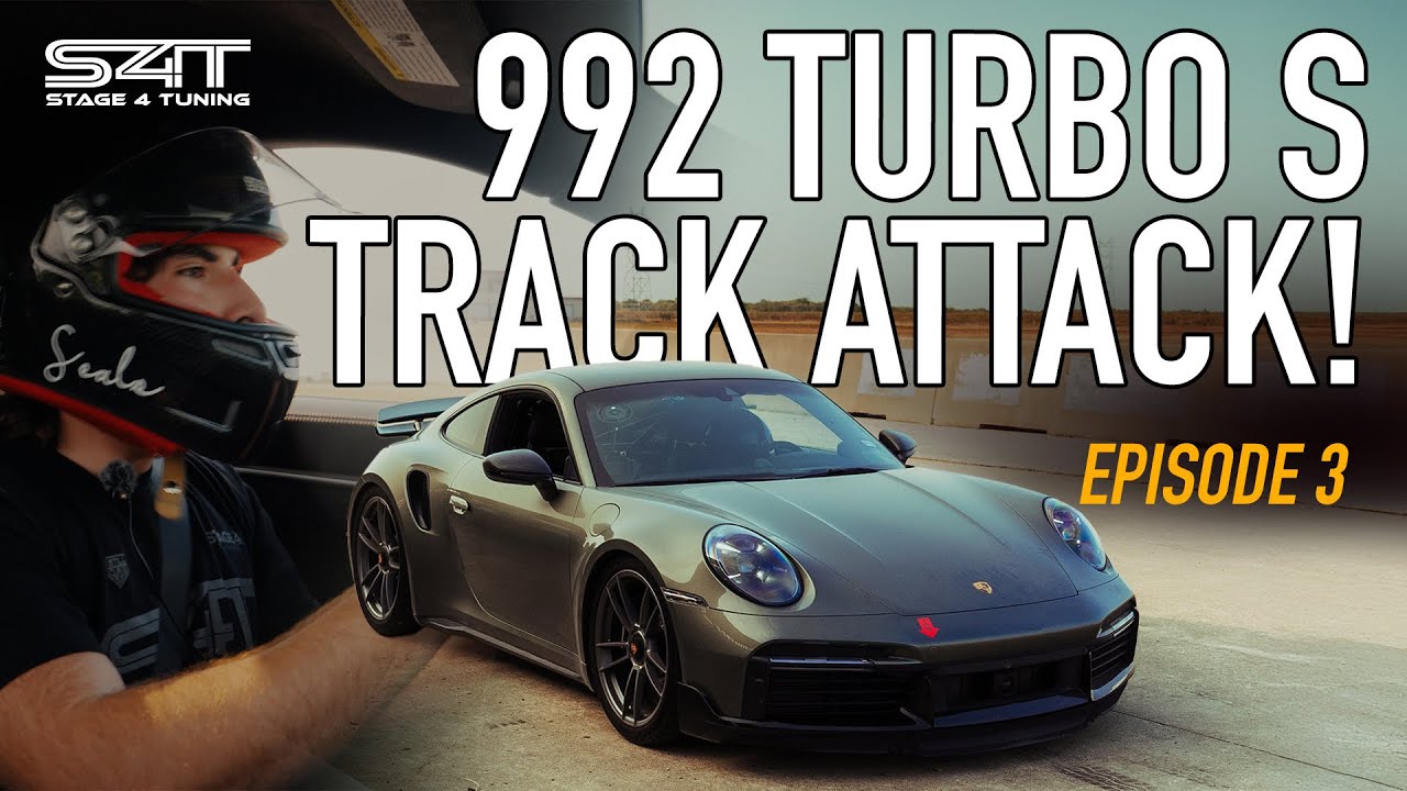 TUNED PORSCHE 992 TURBO S *RACING ON TRACK - YouTube