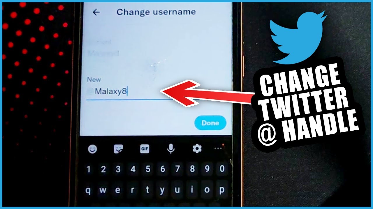 How to Change Twitter (X) Display Name & @ Handle - YouTube