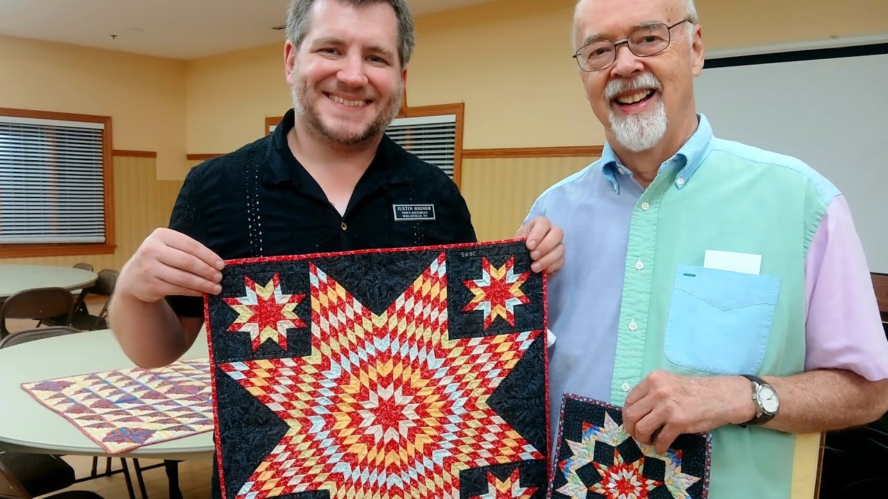 Jack Edson (pictured right) Presents on High Art Quilting! - YouTube
