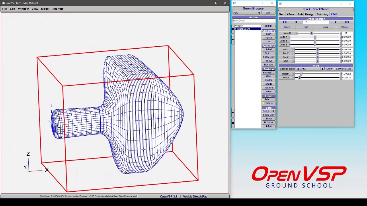 Adding or Removing Stack Cross Sections - YouTube