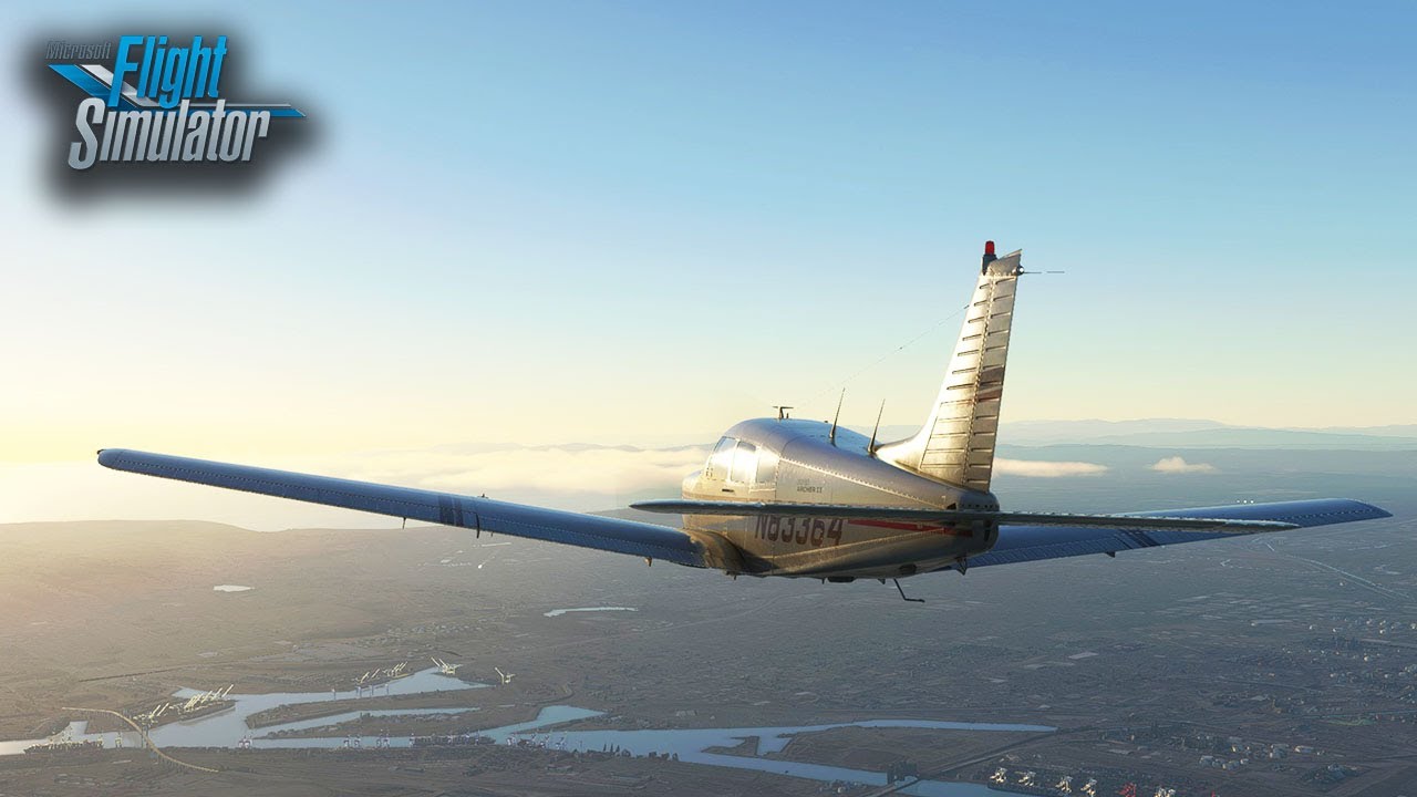 JustFlight Piper Arrow through LAX SFRA on PilotEdge + Microsoft Flight ...