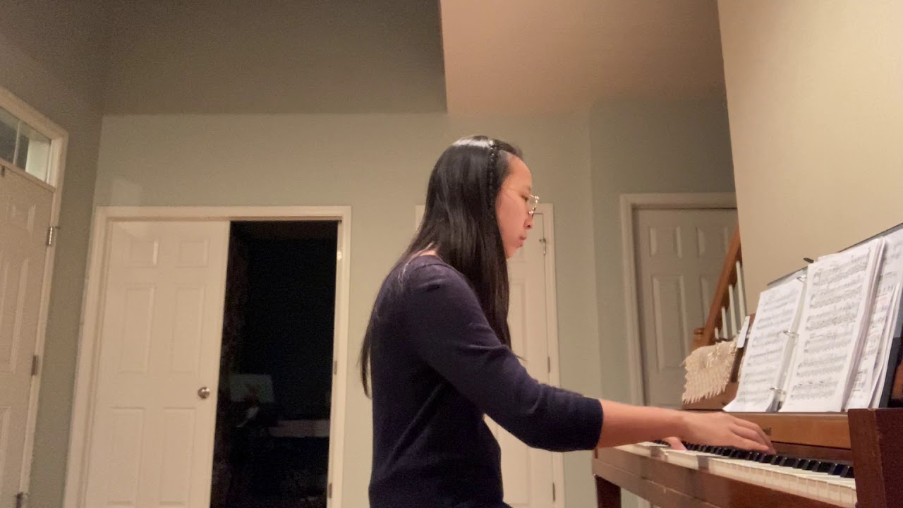 Coco Qu playing Beethoven Sonata op. 28: Scherzo and Trio - YouTube
