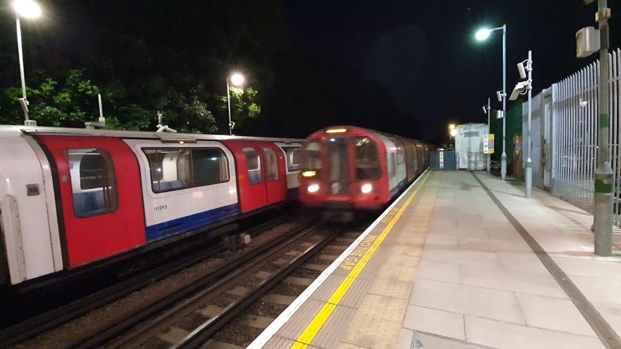 Central line 1992 Stock Arriving At Epping - YouTube