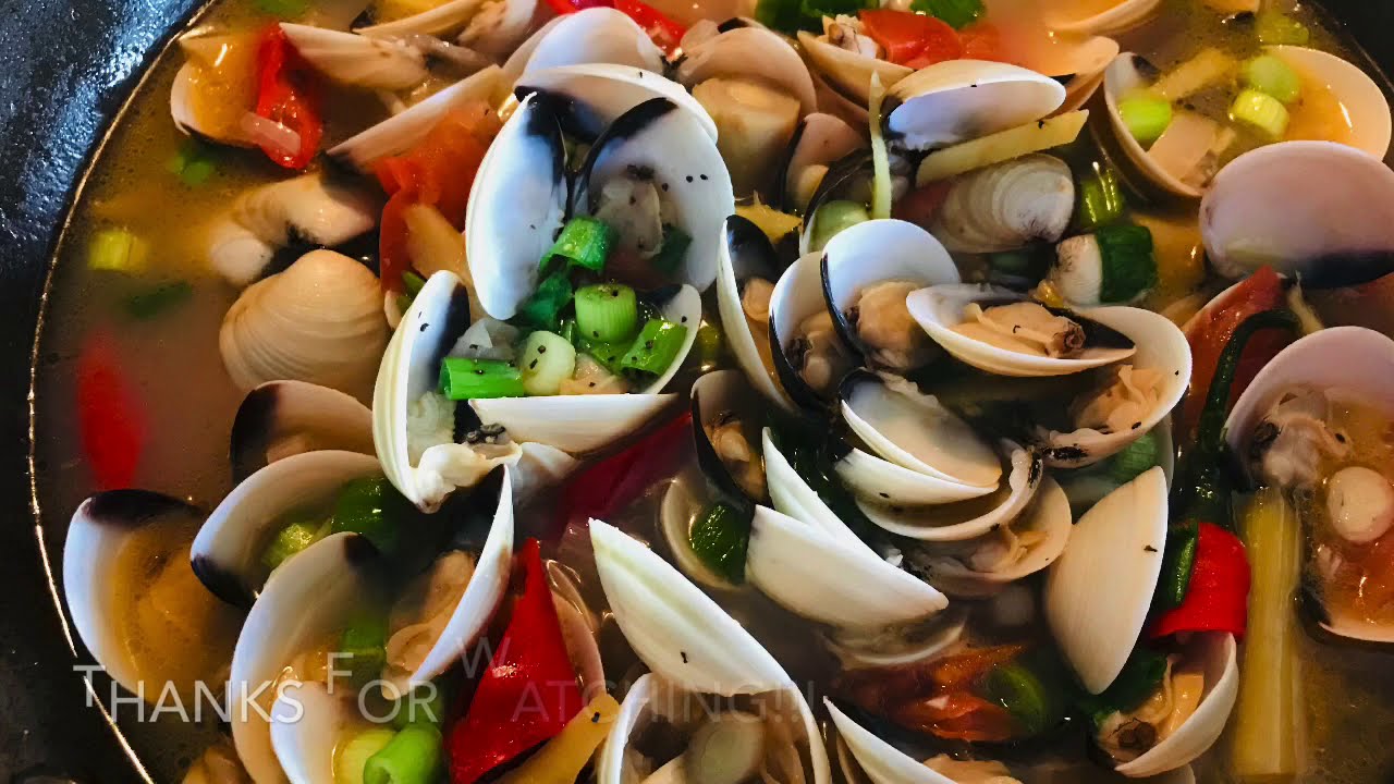 How to cook sauteed clams with oyster sauce - YouTube