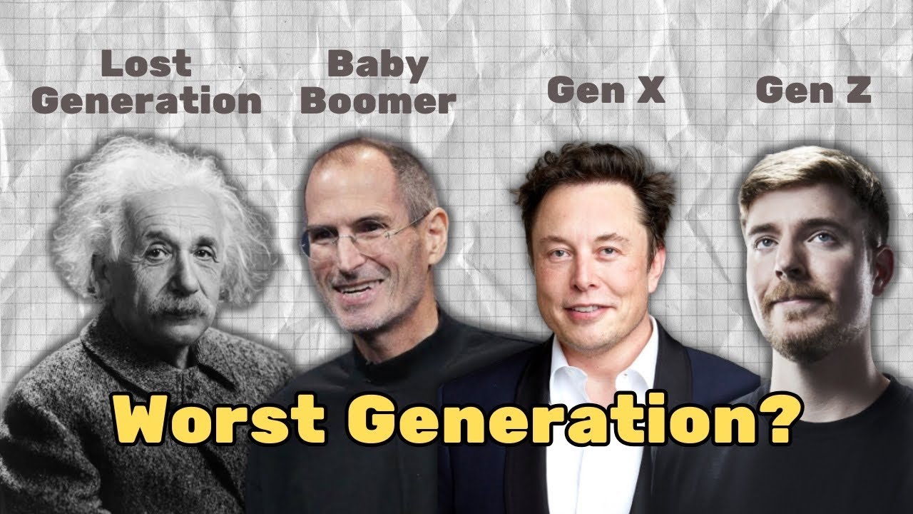 Every Generation Explained in 8 minutes - YouTube