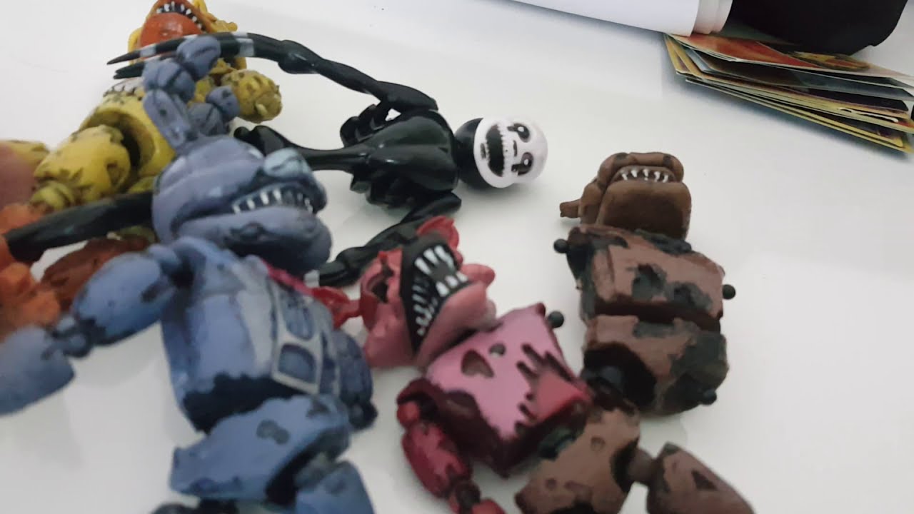 Fnaf 4 figürleri fake fnaf 4 action figures Aliexpres - YouTube
