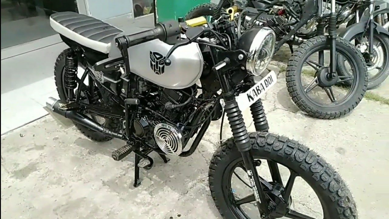 BAJAJ CT-100 Modification bike new look - YouTube