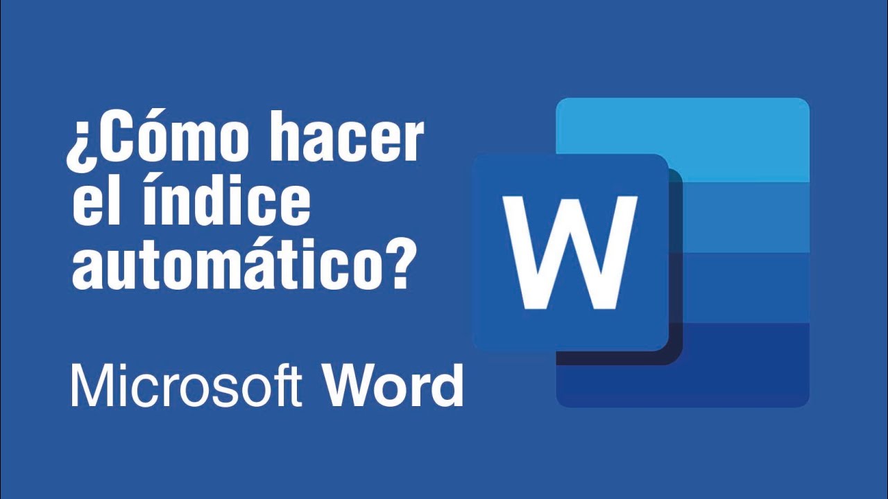 CÓMO HACER EL ÍNDICE AUTOMÁTICO EN WORD ¡FÁCIL, RÁPIDO Y EFECTIVO ...