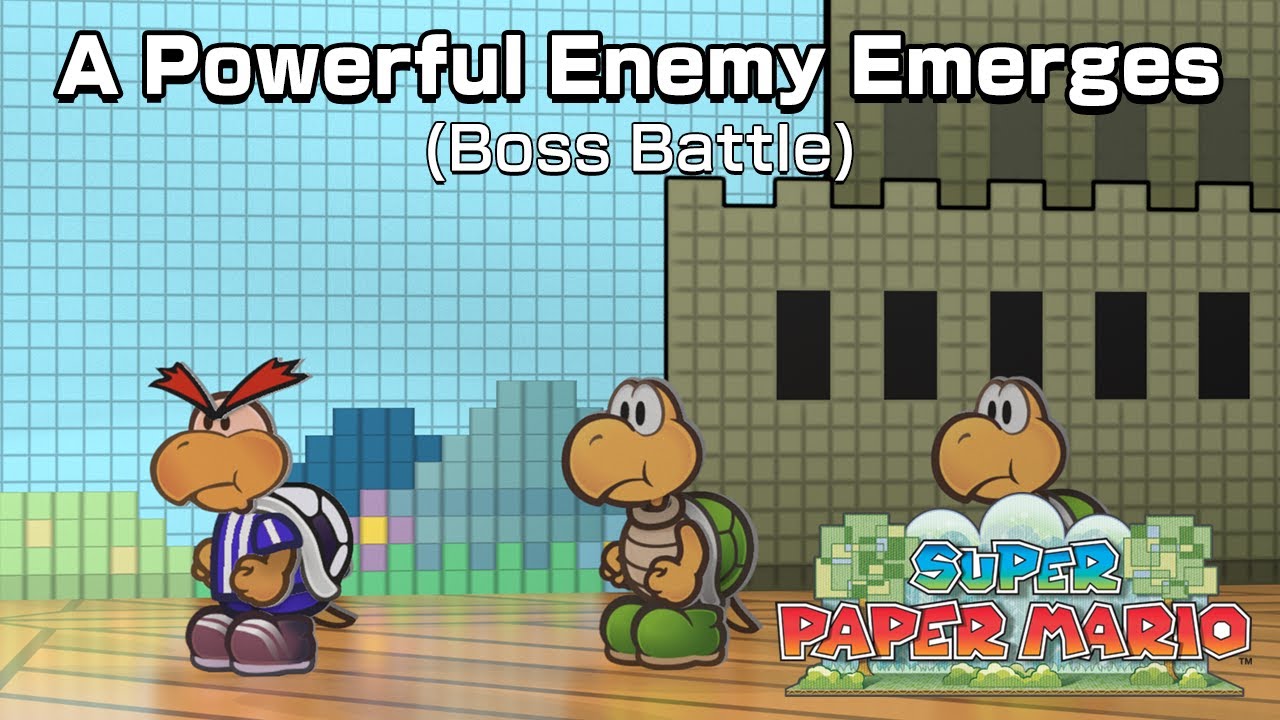 Super Paper Mario - A Powerful Enemy Emerges (Modernized Remix) - YouTube