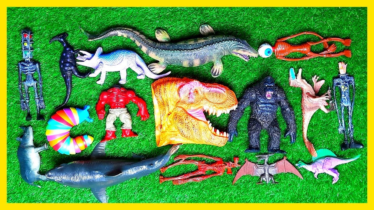 Dinosaurs Vs Kingkong Vs Godzilla = JWE 2, Trex, Pterosaurus, Siren ...
