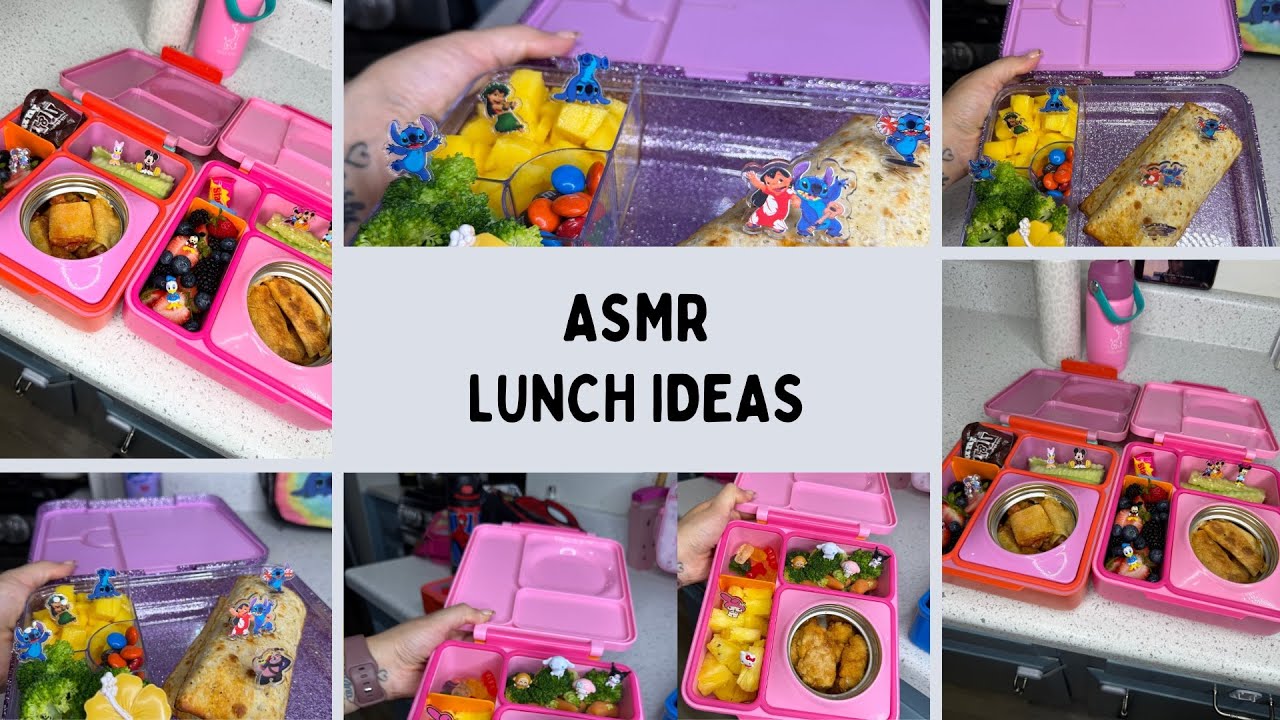5 minutes of ASMR: packing cute lunches for my kids #lunchbox #asmr ...