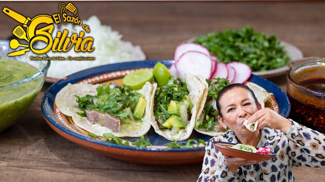 RIQUÍSIMOS TACOS de LABIO de RES 👄🐮🌮 - YouTube