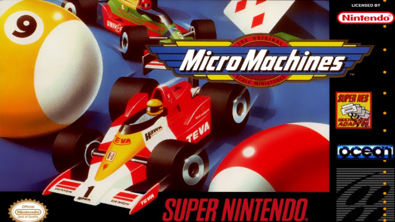 Micro Machines GamePlay (SNES) - YouTube
