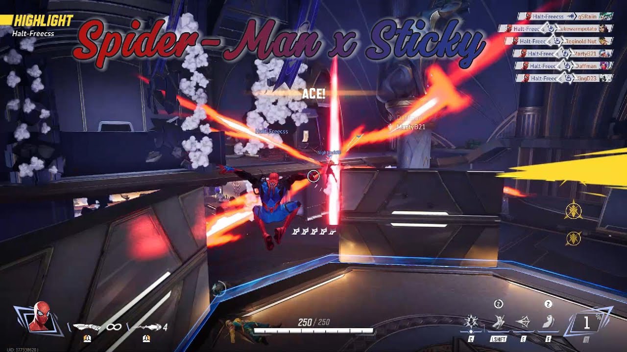 Spider-Man x Sticky : Marvel Rivals Gameplay Montage - YouTube