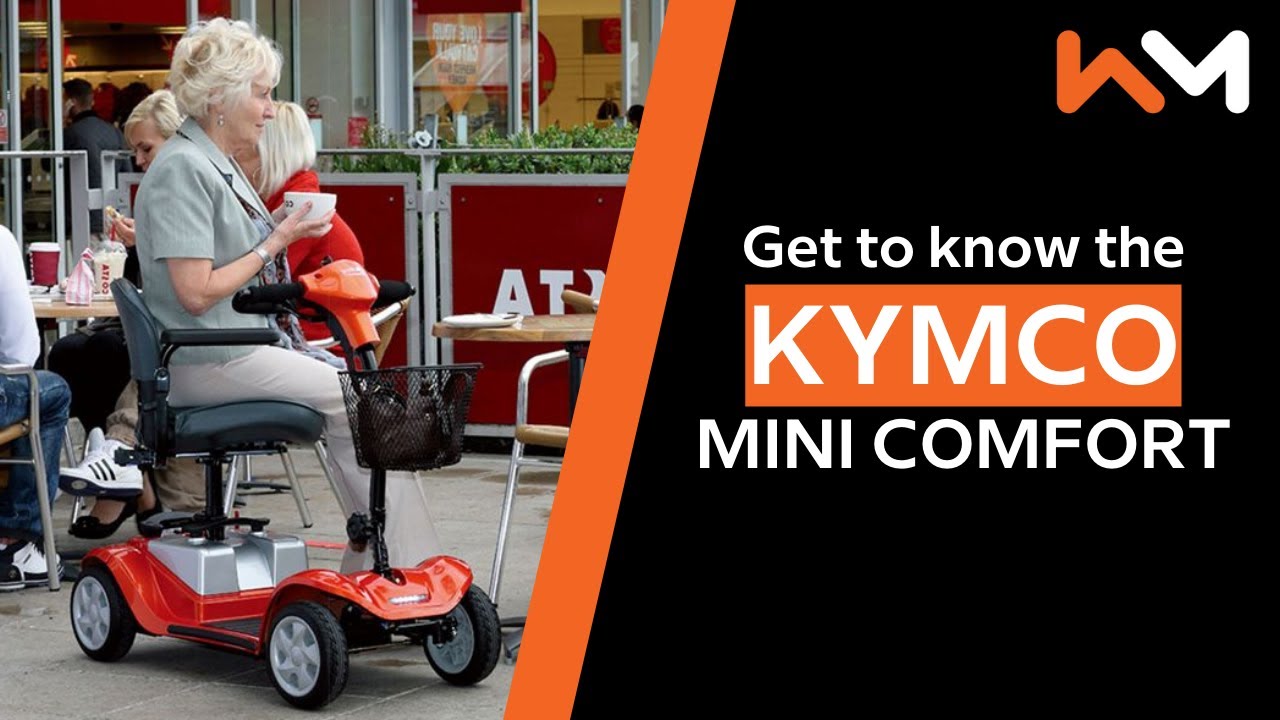 KYMCO Mini Comfort - Portable Scooter | Wholesale Mobility - YouTube