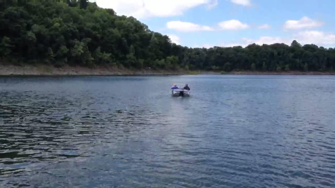 1955 Feathercraft Vagabond Lake Cumberland May 2013 - YouTube