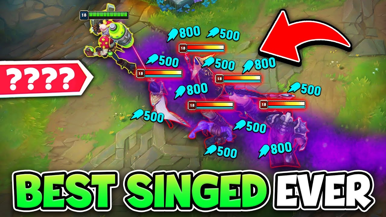 This is why Minishcap is the Rank 1 Singed of all time - YouTube