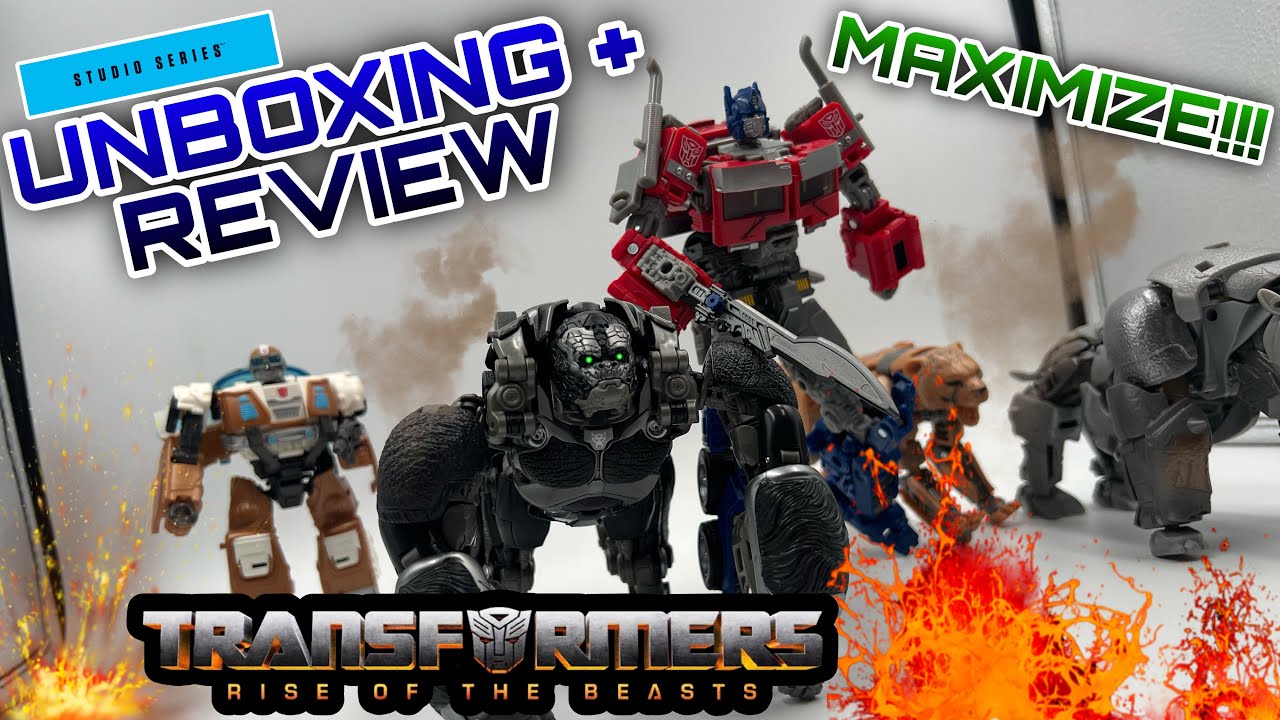 MAXIMIZE!!! RISE OF THE BEASTS OPTIMUS PRIMAL UNBOXING + REVIEW!!! # ...