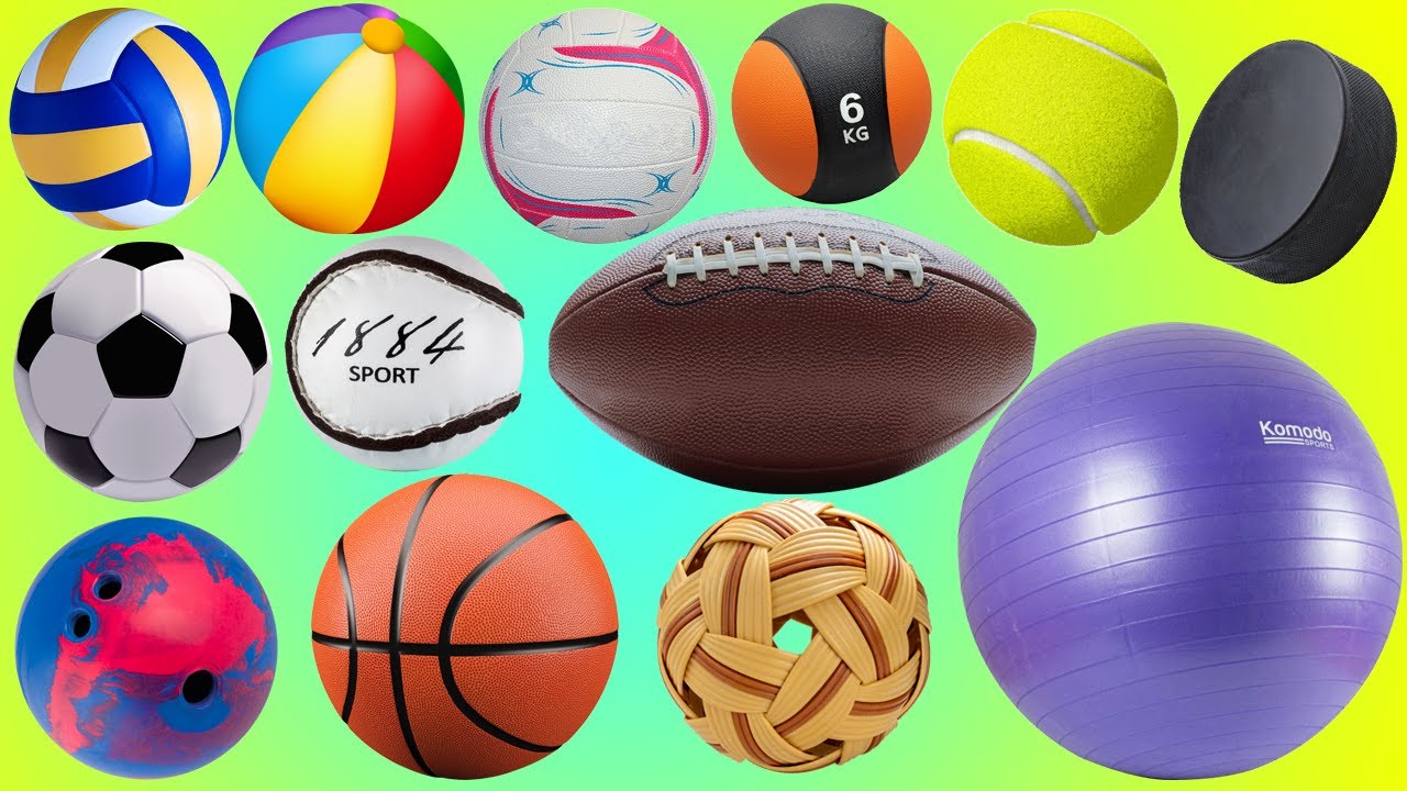 Sport Balls Name, earning English Names of Sports Balls | All About ...
