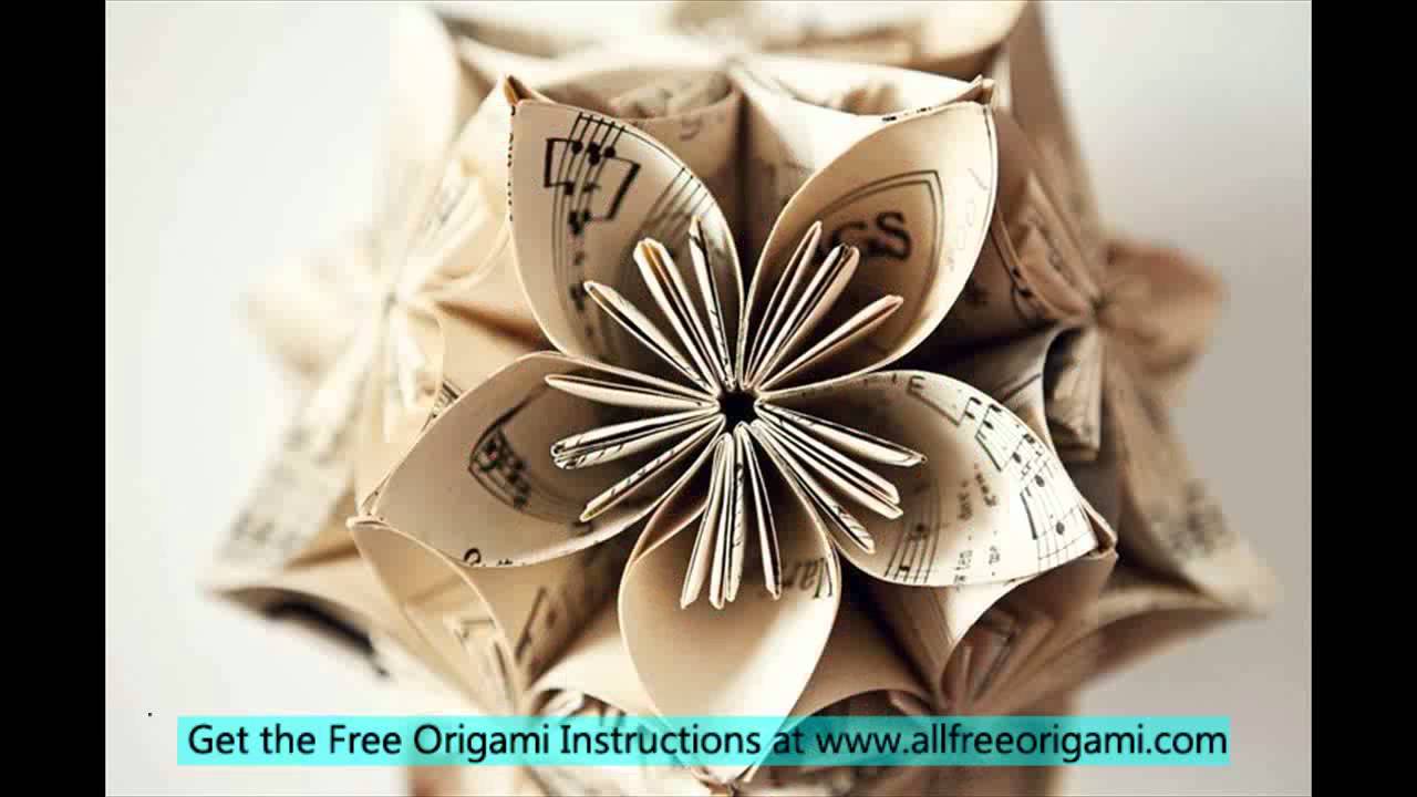 origami magic ball by jeremy shafer - YouTube