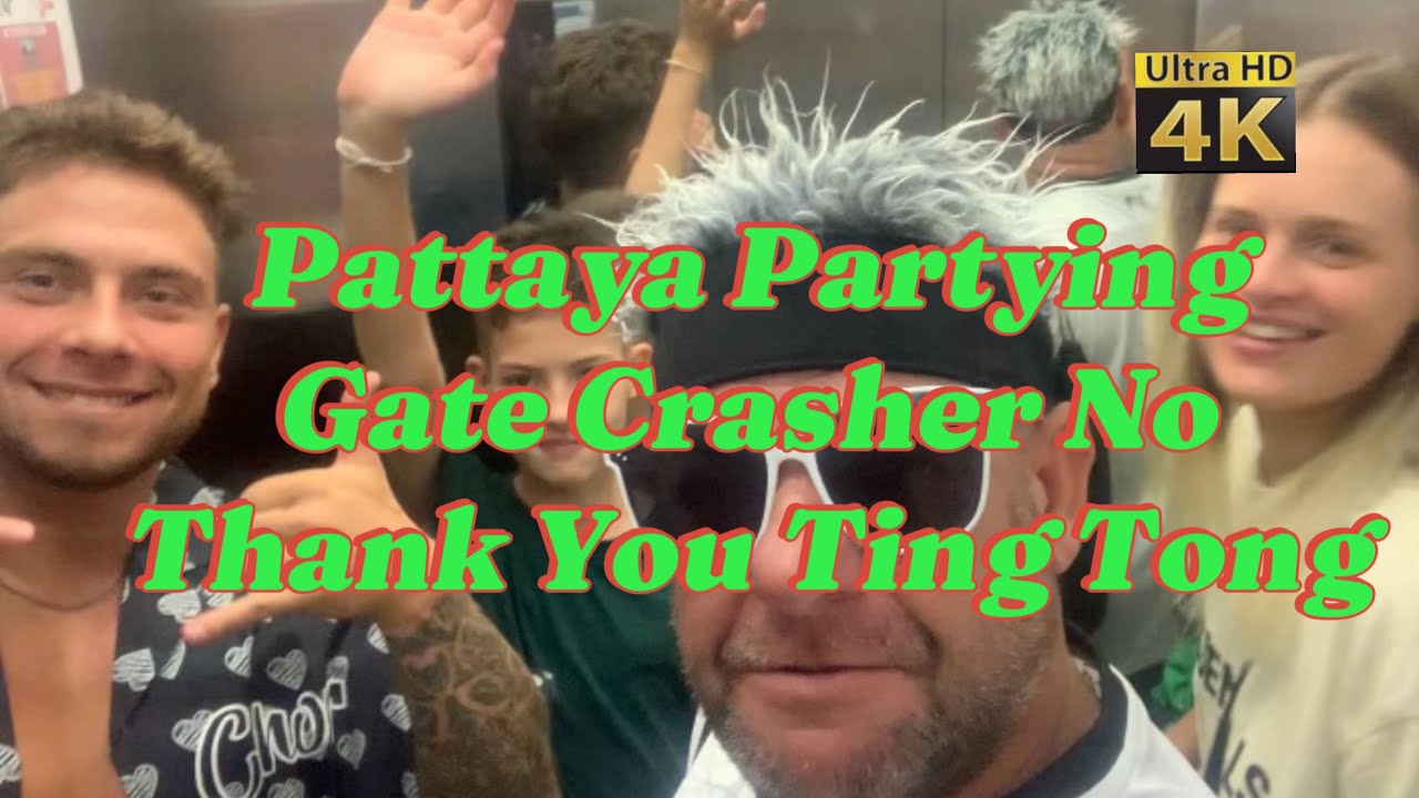 PARTY TIME PATTAYA GATE CRASHER #Thai Neighbours Have Great Night ...