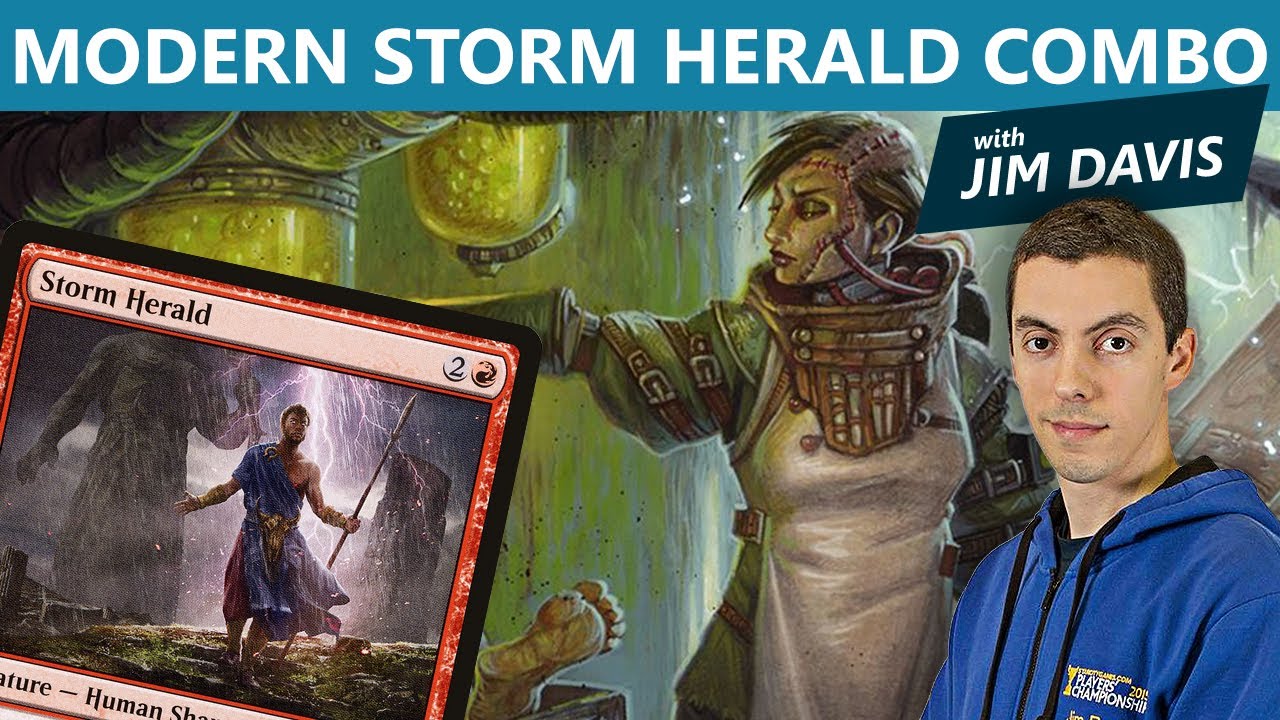 MTG: Modern Storm Herald Combo with Jim Davis - YouTube