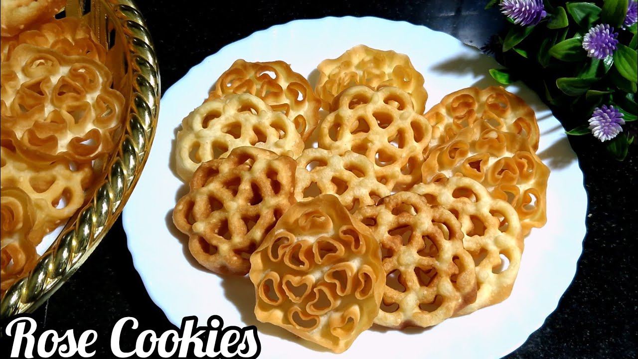 Rose Cookies recipe | Achappam | Christmas sweet by Chef Pinto - YouTube