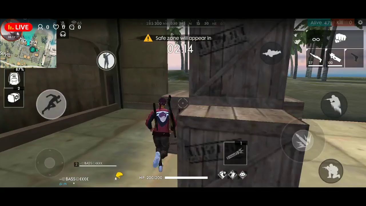 Free fire Pro player live video - YouTube